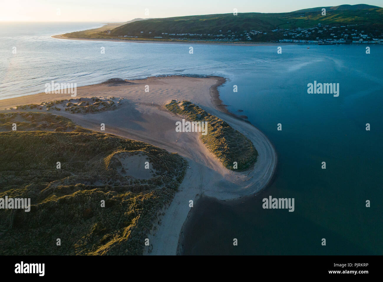 Ynyslas aerial hi-res stock photography and images - Alamy