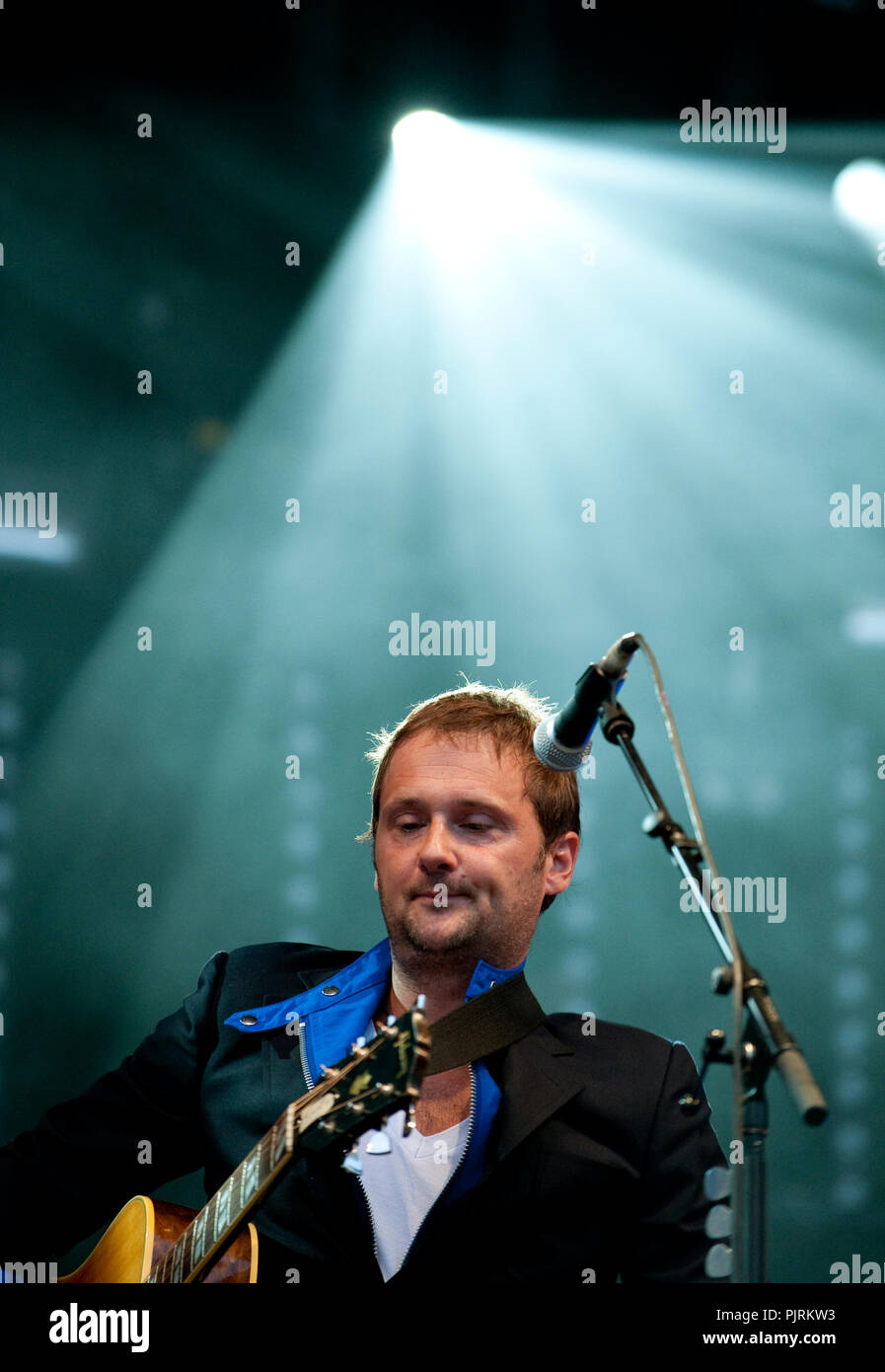 Belgian band Novastar performing at the Suikerrock festival in Tienen ...