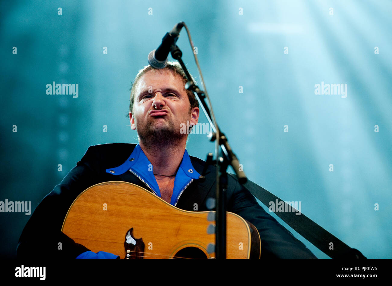 Belgian band Novastar performing at the Suikerrock festival in Tienen ...