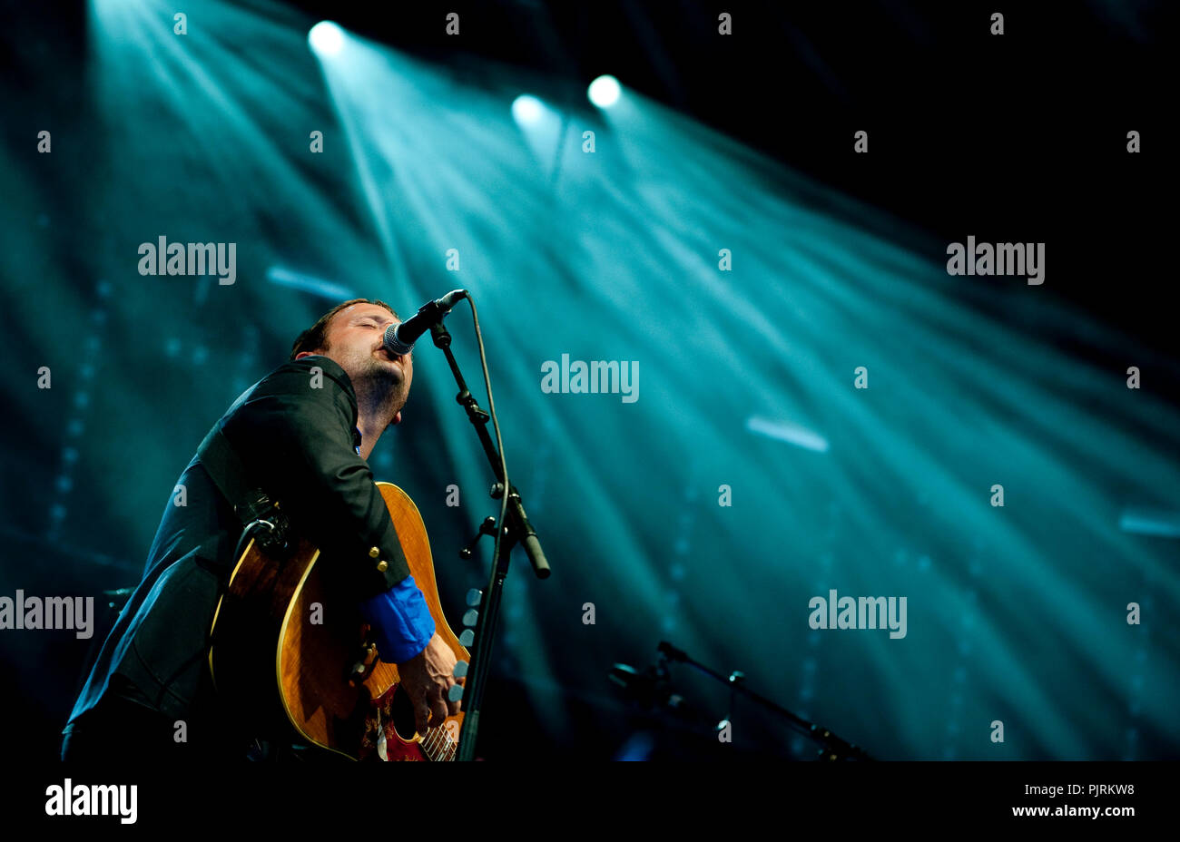 Belgian band Novastar performing at the Suikerrock festival in Tienen ...