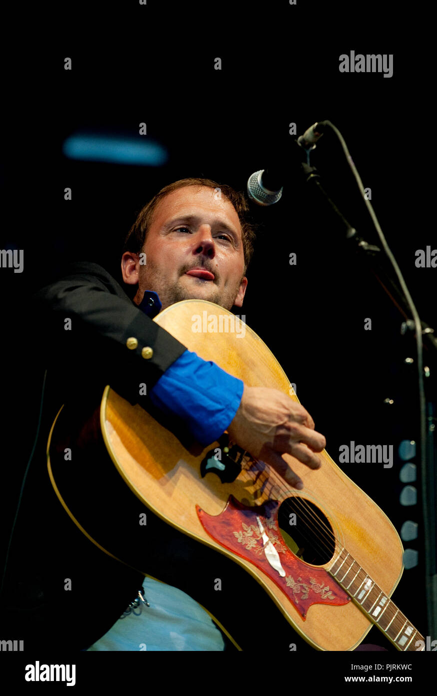 Belgian band Novastar performing at the Suikerrock festival in Tienen ...
