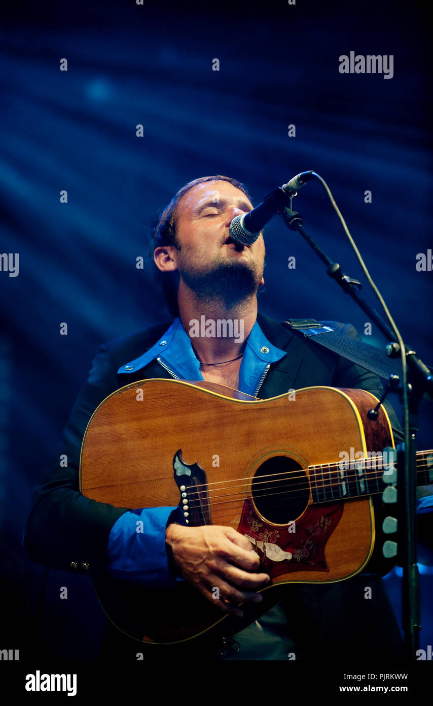 Belgian band Novastar performing at the Suikerrock festival in Tienen ...