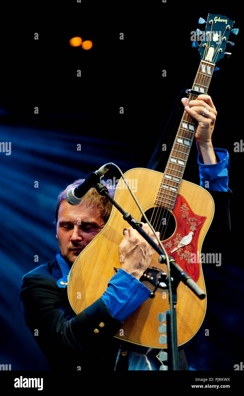 Belgian band Novastar performing at the Suikerrock festival in Tienen ...