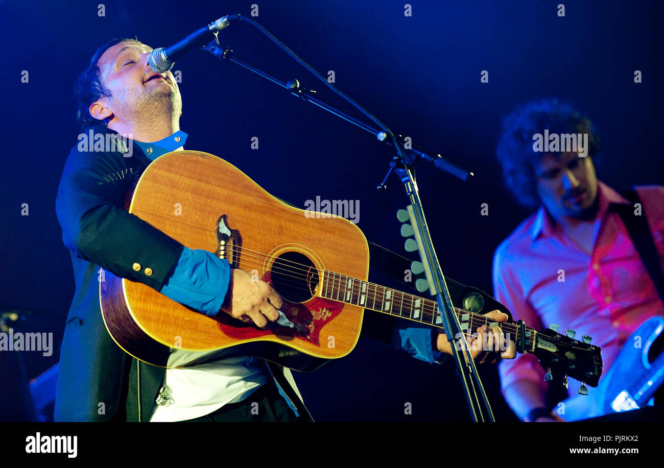 Belgian band Novastar performing at the Suikerrock festival in Tienen ...