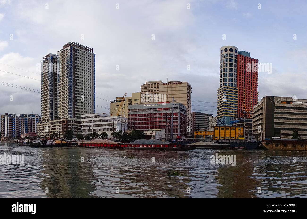 Manila, Philippines - Dec 21, 2015. Cityscape of Manila, Philippines ...