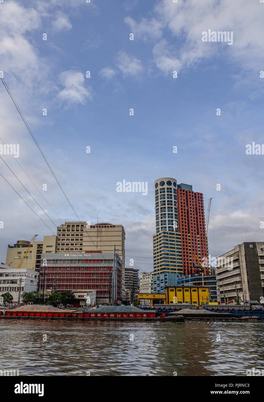 Manila, Philippines - Dec 21, 2015. Cityscape of Manila, Philippines ...