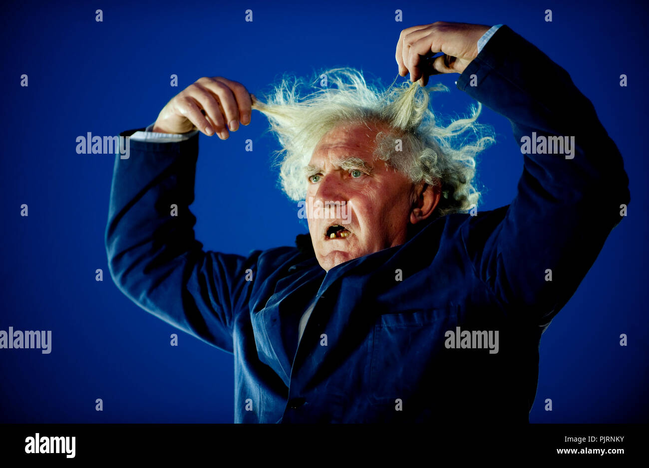 Jan Decleir and Koen De Sutter performing Under Milkwood at the Zeeland ...