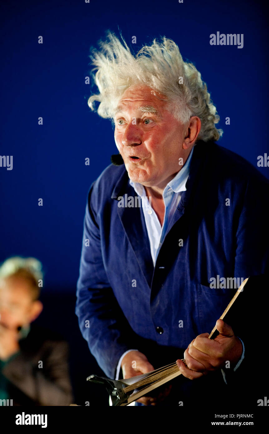 Jan Decleir and Koen De Sutter performing Under Milkwood at the Zeeland ...