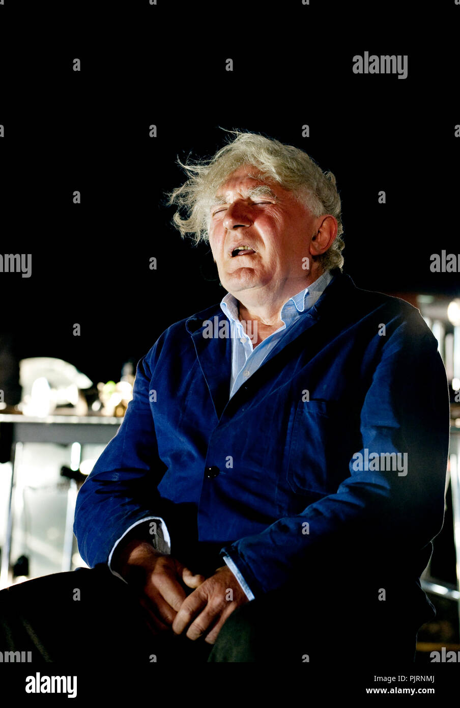 Jan Decleir and Koen De Sutter performing Under Milkwood at the Zeeland ...