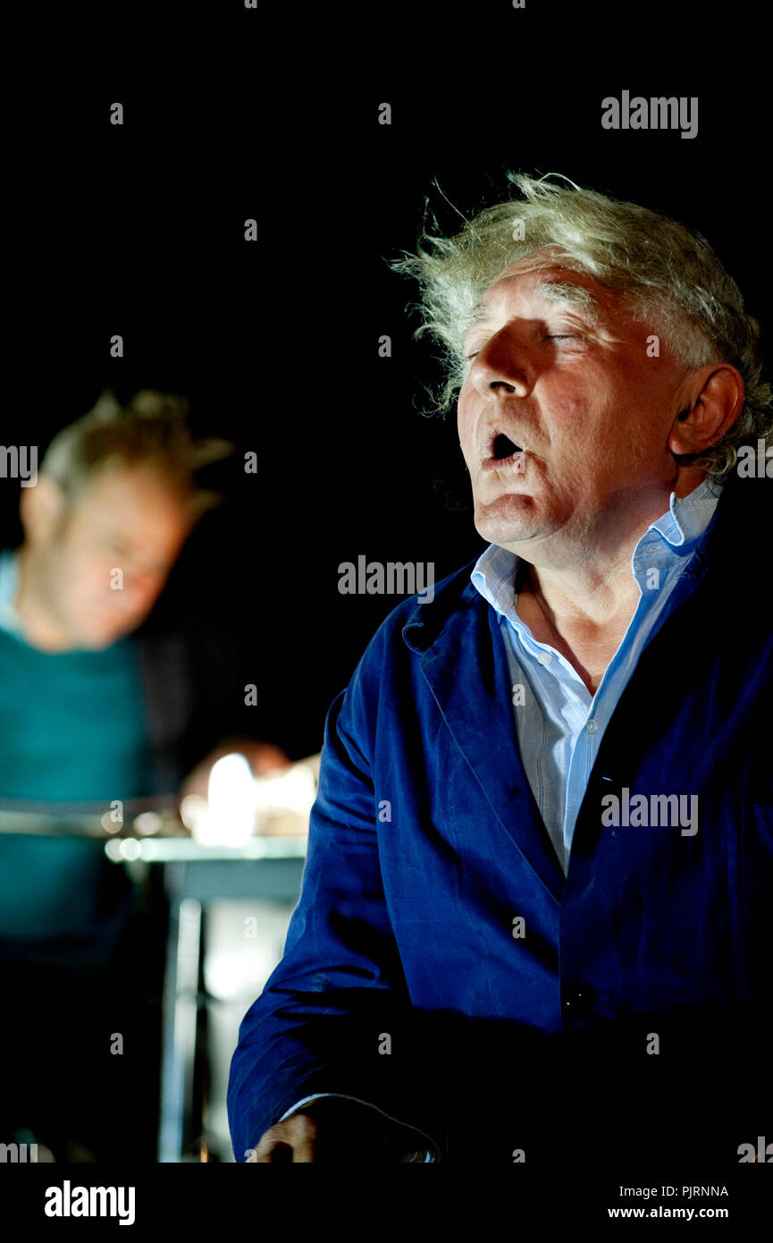 Jan Decleir and Koen De Sutter performing Under Milkwood at the Zeeland ...