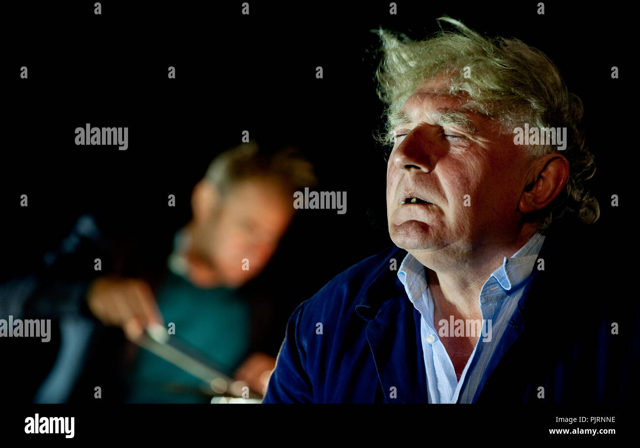 Jan Decleir and Koen De Sutter performing Under Milkwood at the Zeeland ...