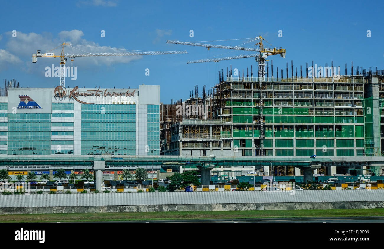 Manila, Philippines - Oct 4, 2016. Modern buildings in Manila ...