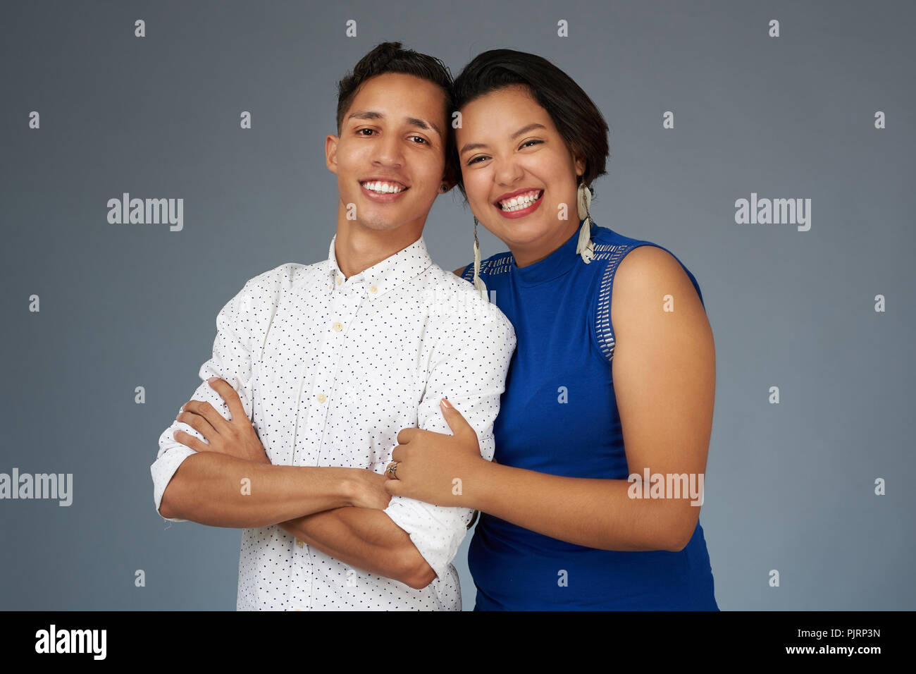 Smiling with teeth hi-res stock photography and images - Alamy