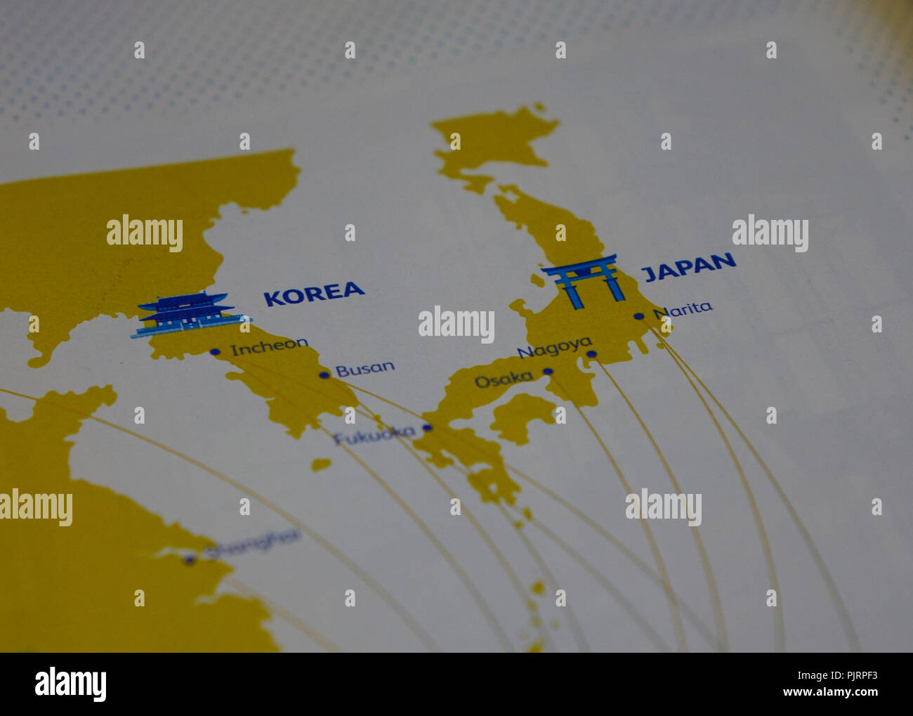 Map of nagoya hi-res stock photography and images - Alamy