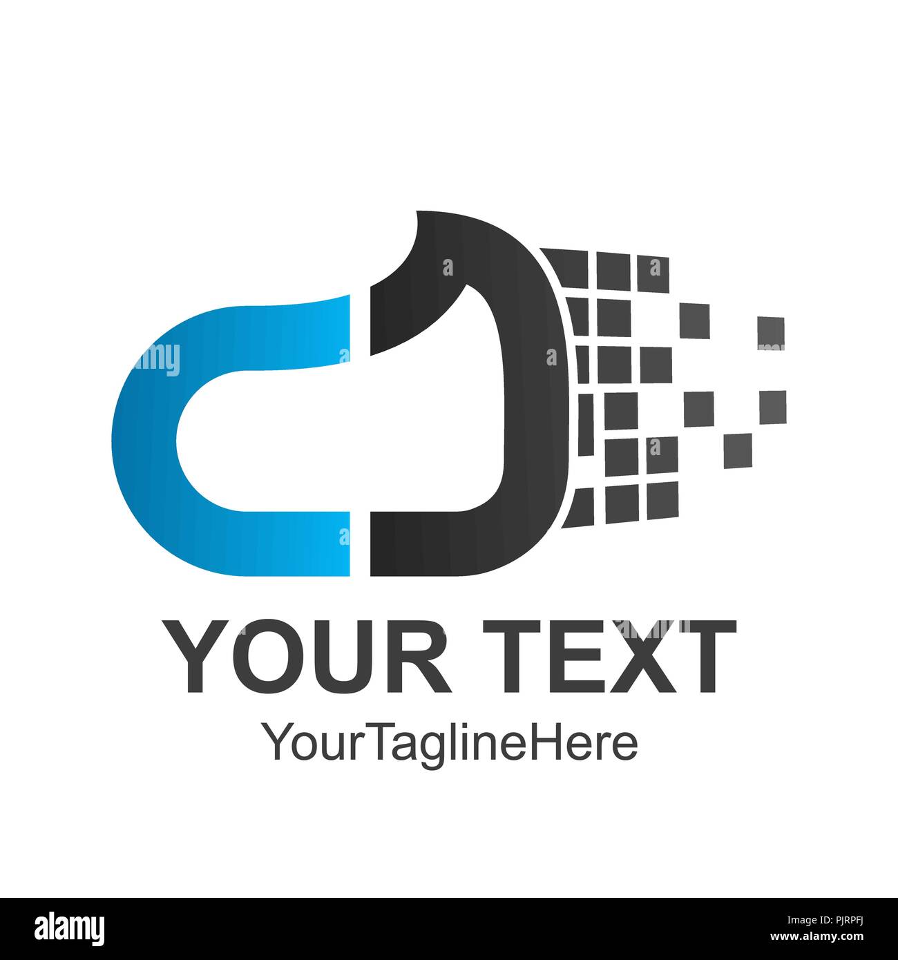 Abstract Square technology logo design template elements. abstract ...