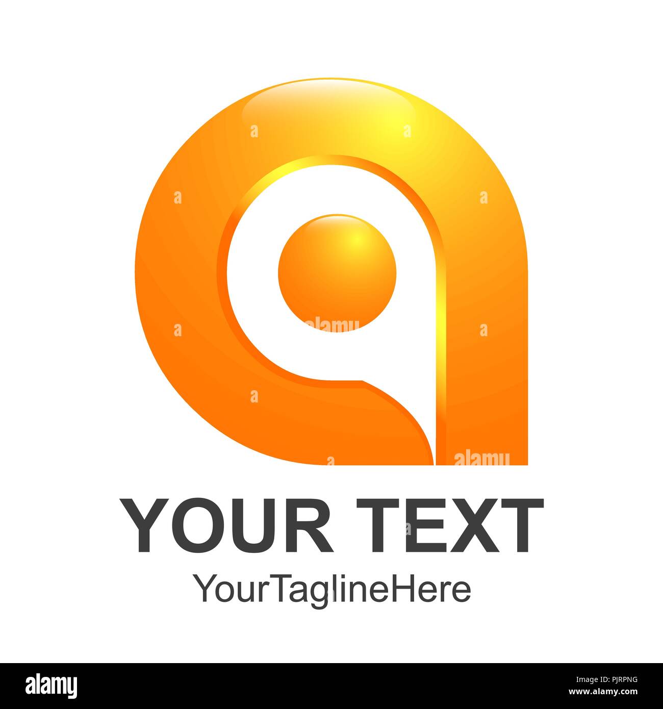 Logo orange Stock Vector Images - Alamy