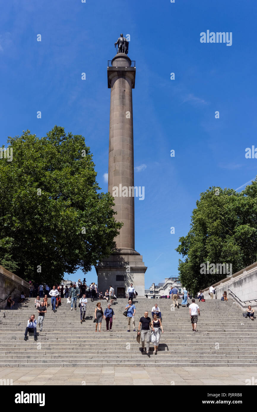 Duke of York Column seen from The Mall in London, England United ...
