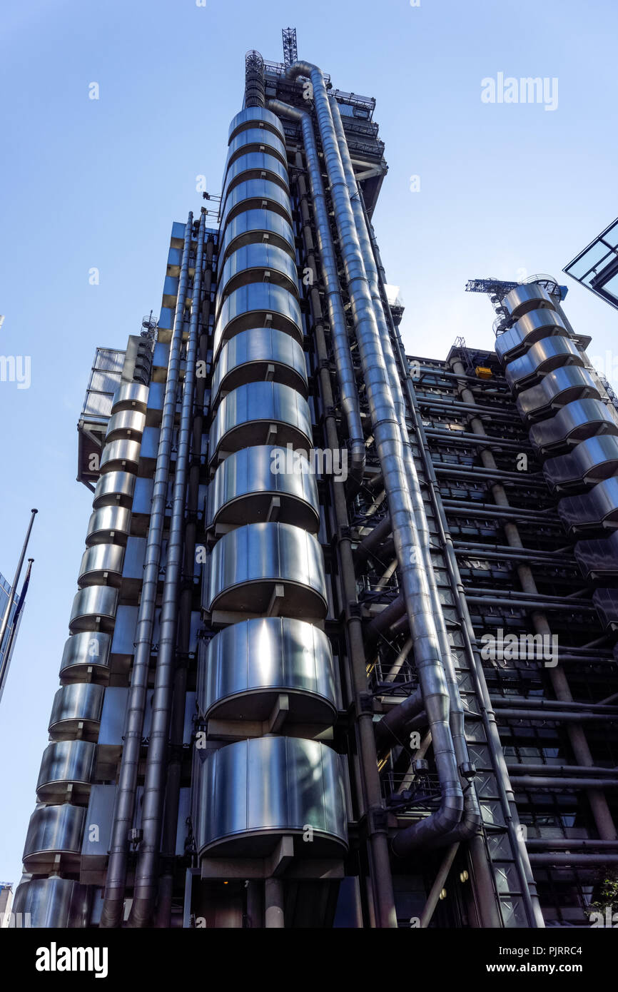 Lloyd's bank building in London, England United Kingdom UK Stock Photo ...