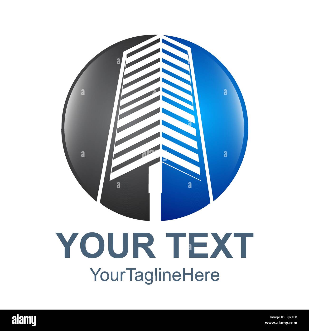 Façade beautiful building in Stock Vector Images - Alamy