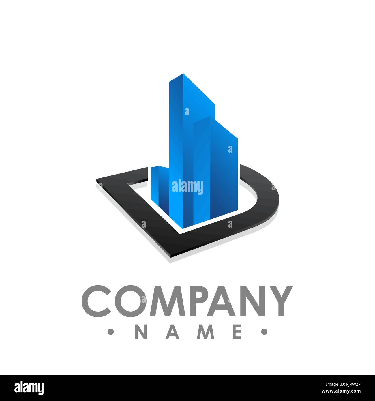 Abstract Letter D logo design template elements. abstract letter D ...