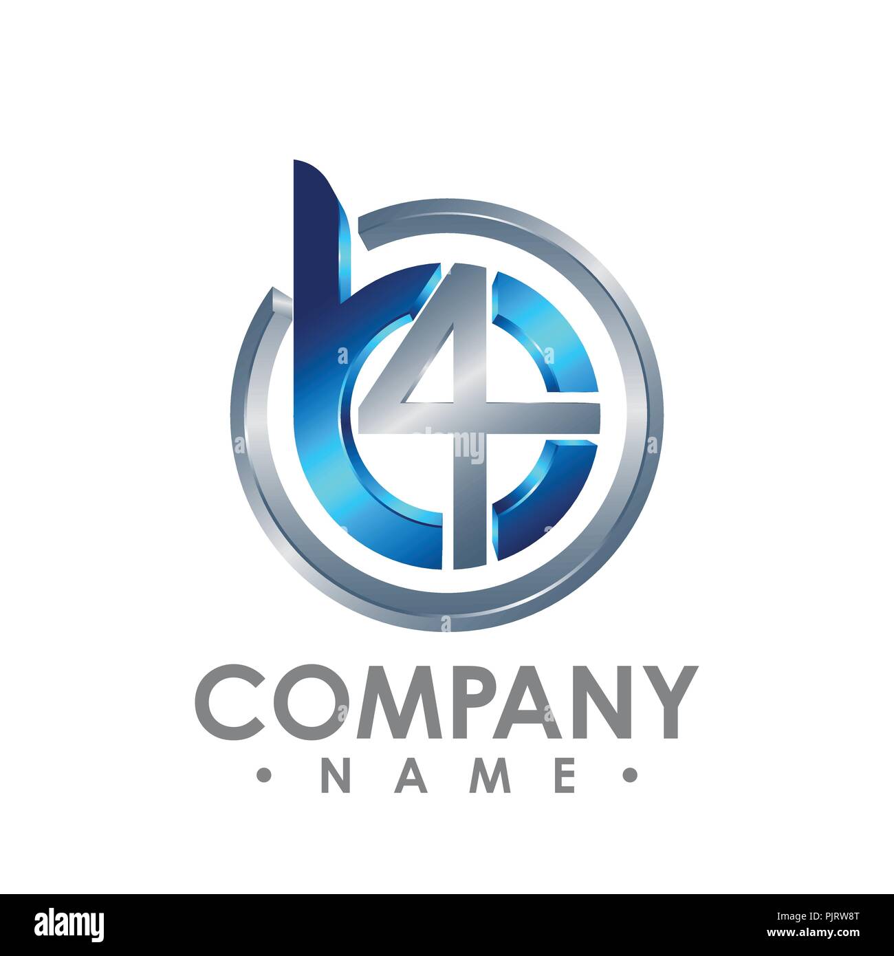 Number 4 logo hi-res stock photography and images - Alamy