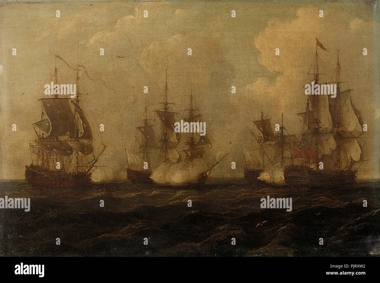 Bataille du Cap Français en 1757 Stock Photo - Alamy