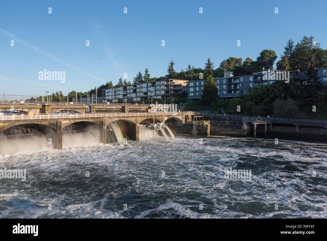 Chittenden locks hi-res stock photography and images - Alamy