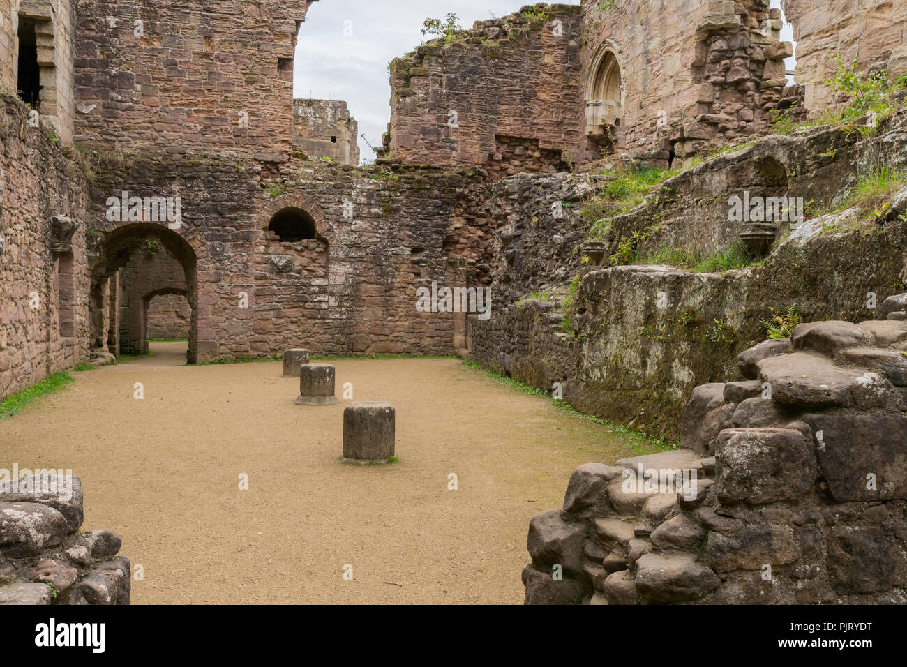 Spofforth Castle, North Yorkshire, England Stock Photo - Alamy