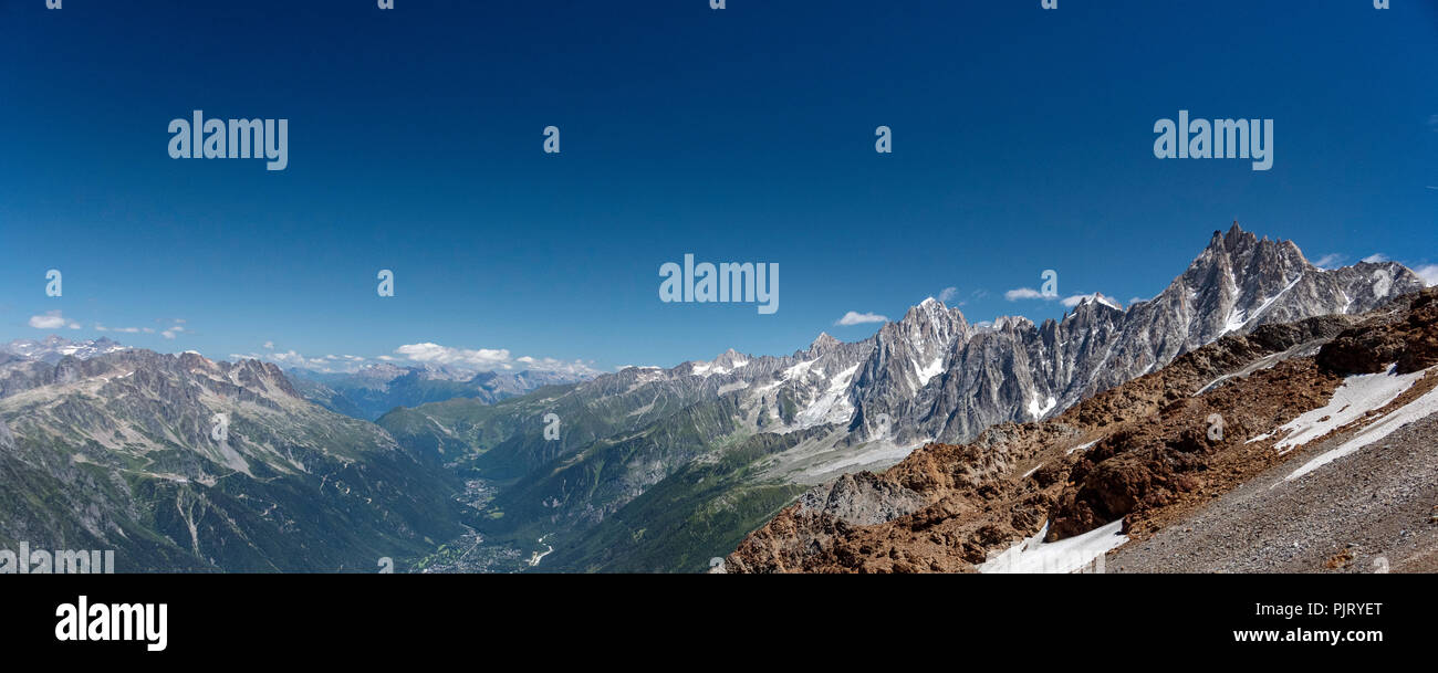 French alps peaks mountain mont blanc hi-res stock photography and ...