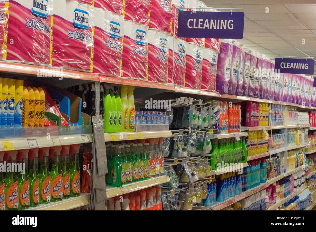 Detergents supermarket hi-res stock photography and images - Alamy