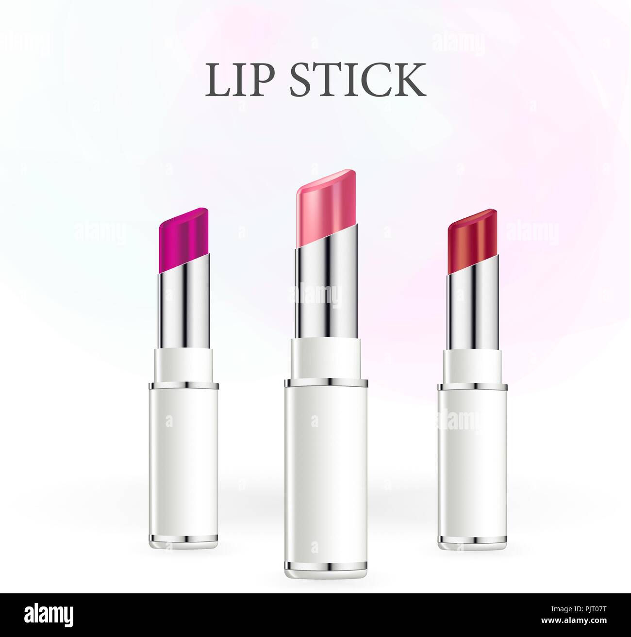 Vector illustration of lipstick separated on white background with ...