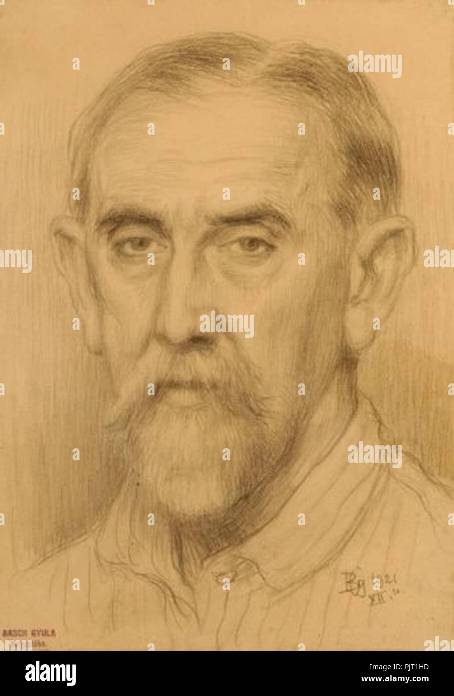 Basch Self-portrait 1921 Stock Photo - Alamy