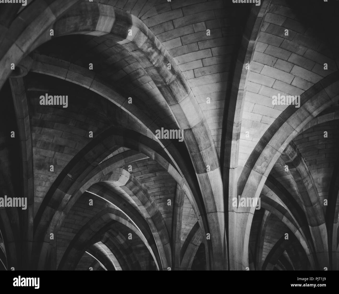 Cloister in church Black and White Stock Photos & Images - Alamy