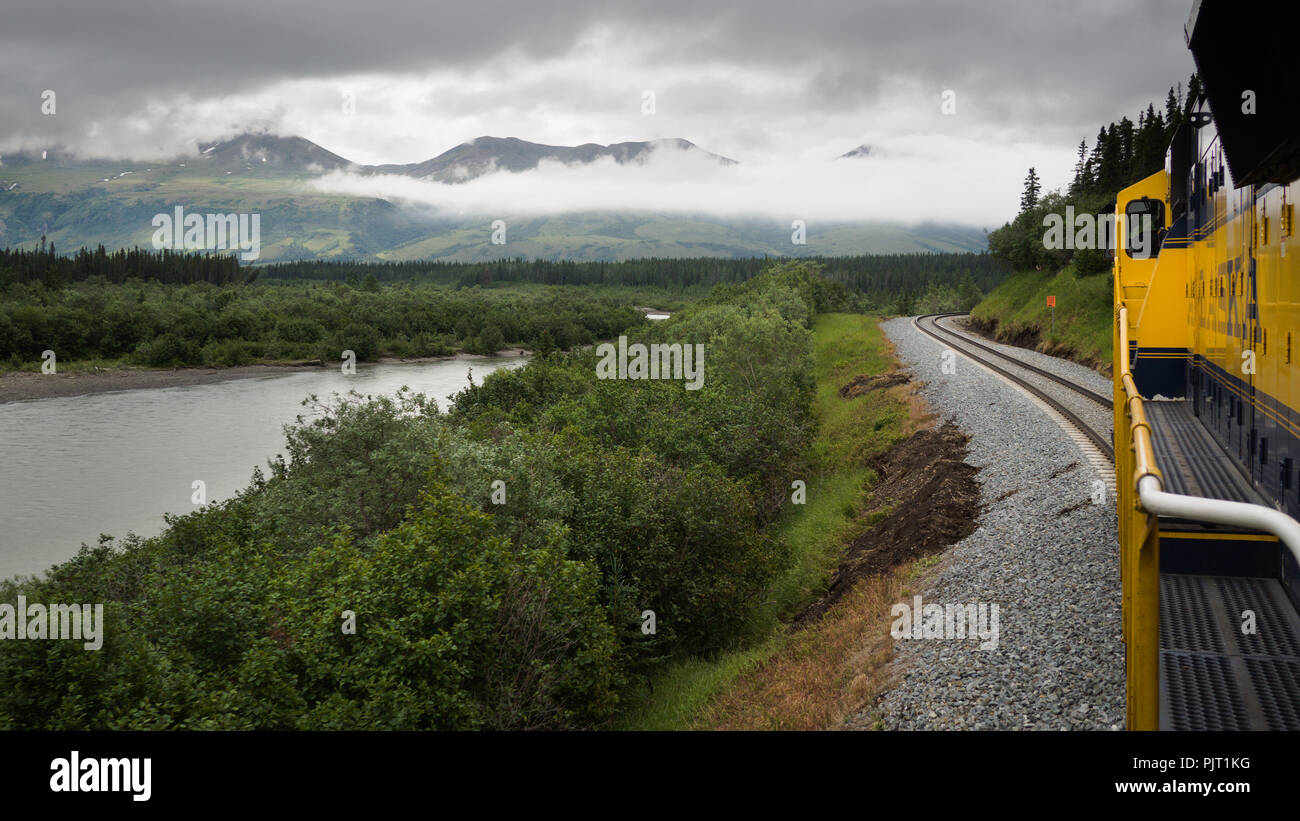 Alaska railroad denali hi-res stock photography and images - Alamy