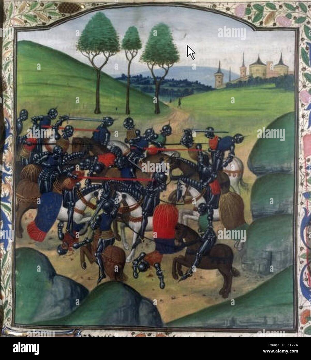 Battle of Crécy Stock Photo - Alamy