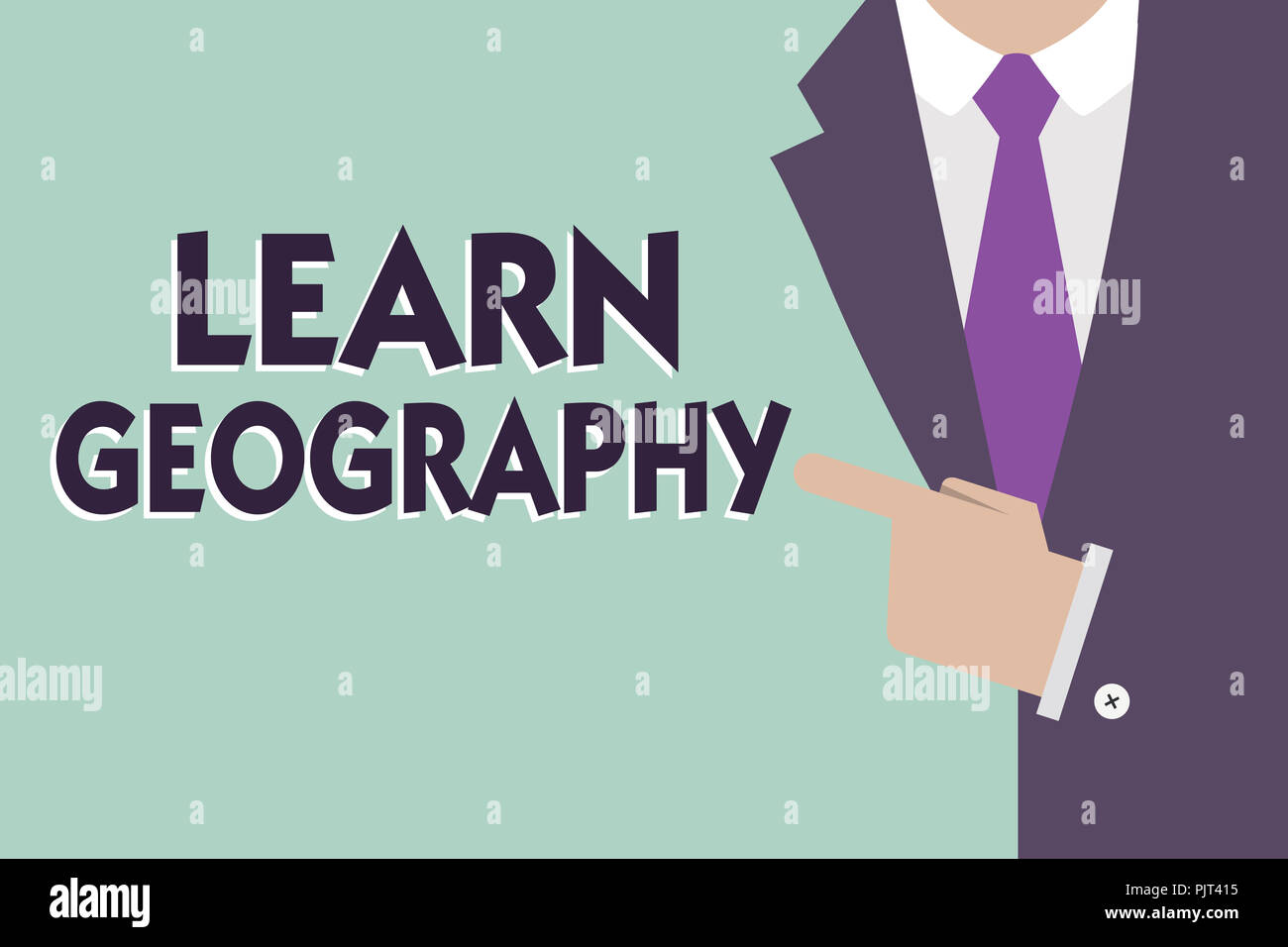 Text sign showing Learn Geography. Conceptual photo study of physical ...