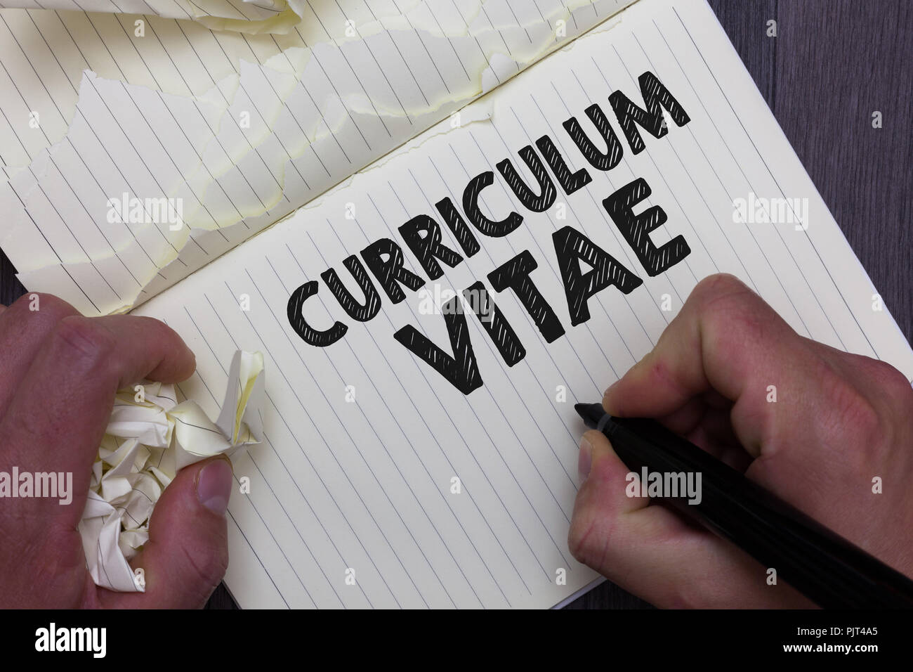 Text sign showing Curriculum Vitae. Conceptual photo overview of person ...