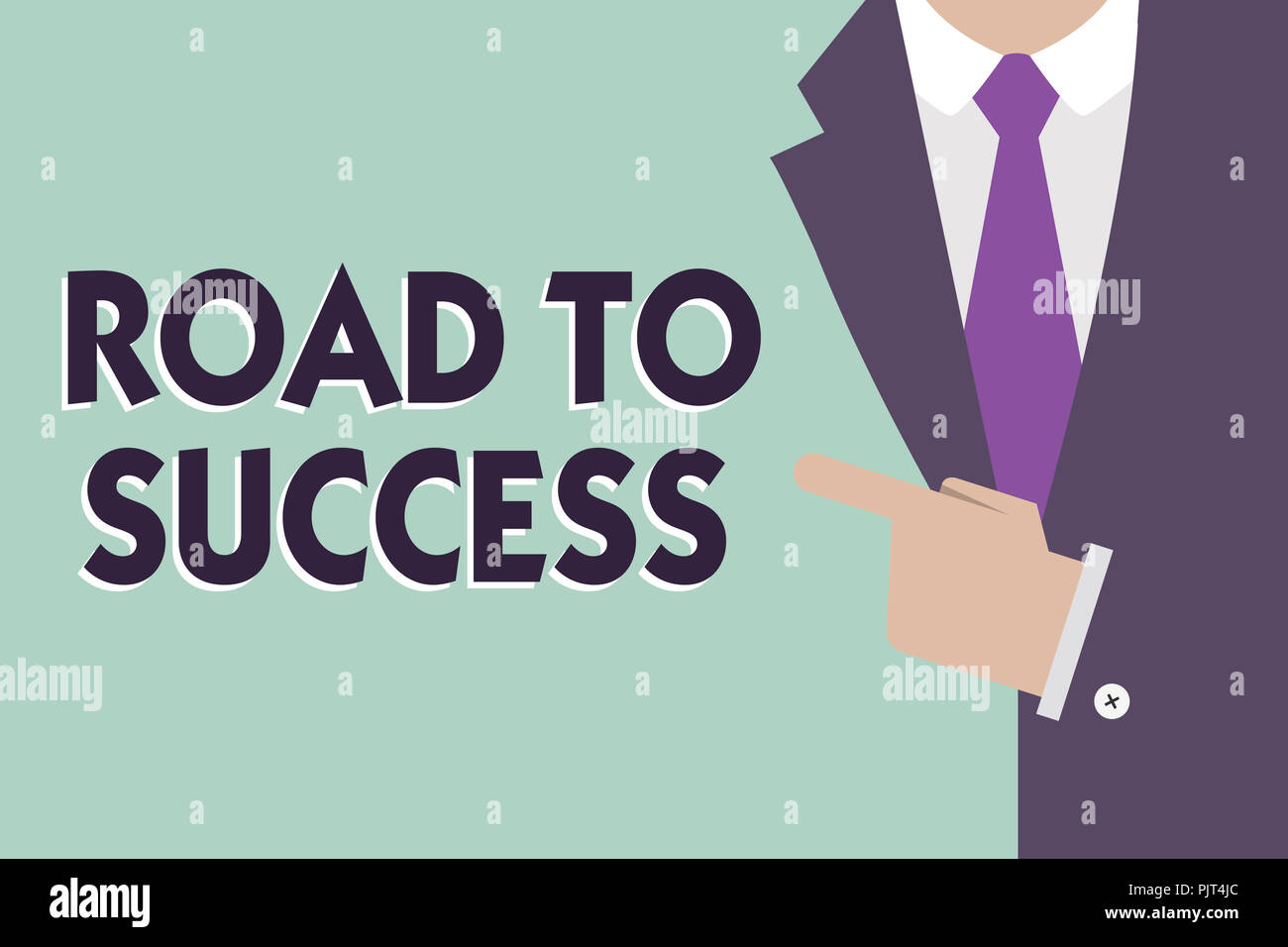 Text sign showing Road To Success. Conceptual photo studying really ...