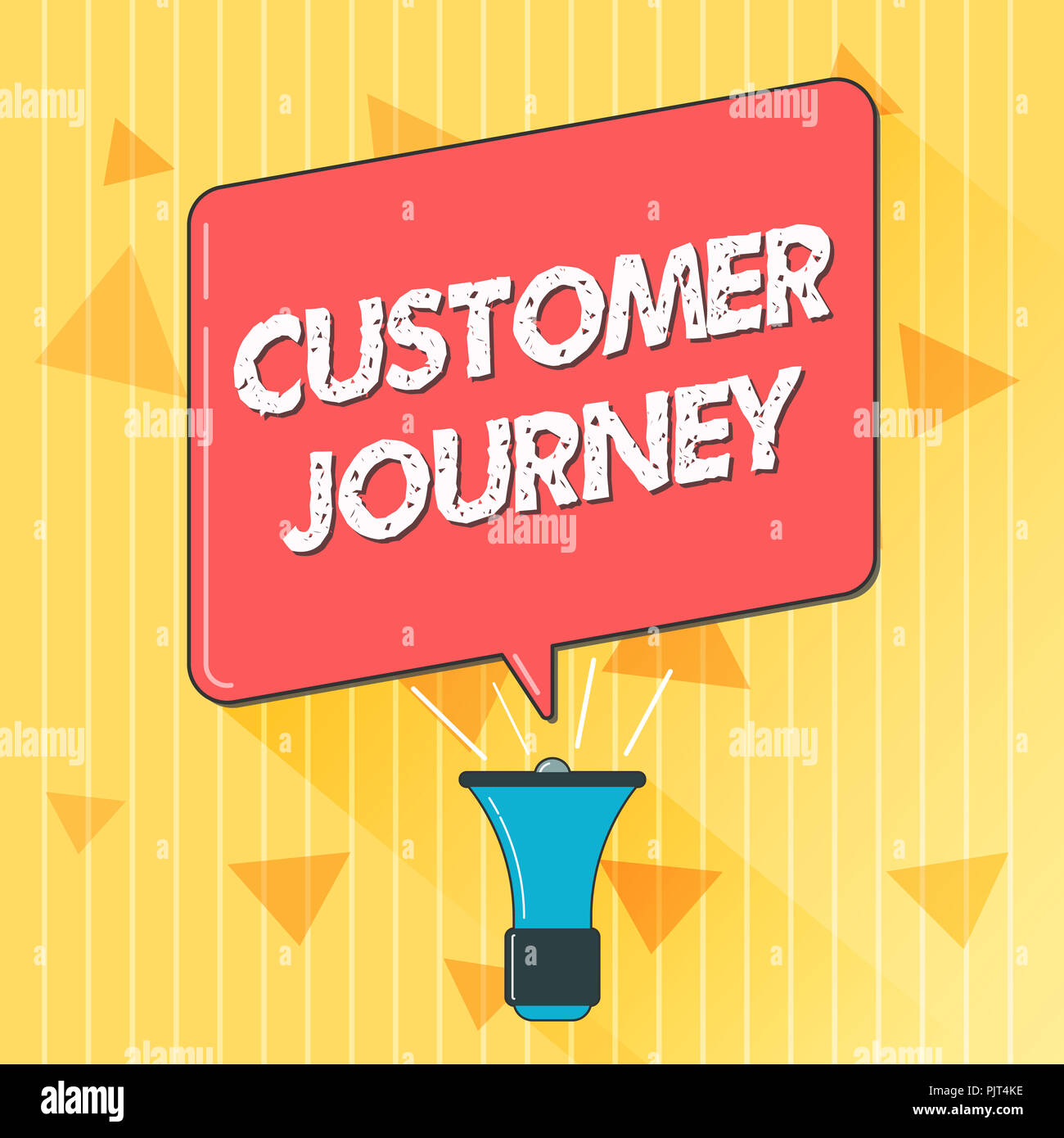 Handwriting Text Customer Journey Concept Meaning Product Of Interaction Between Organization