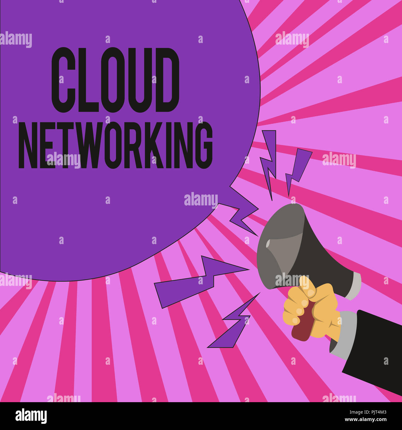 Handwriting Text Writing Cloud Networking Concept Meaning Is Term