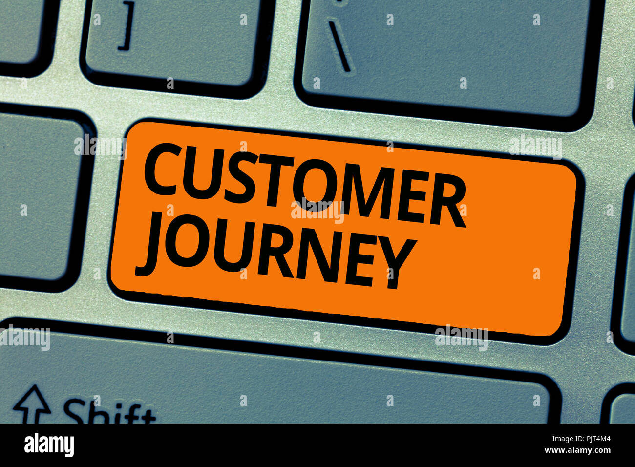 Word Writing Text Customer Journey Business Concept For Product Of Interaction Between