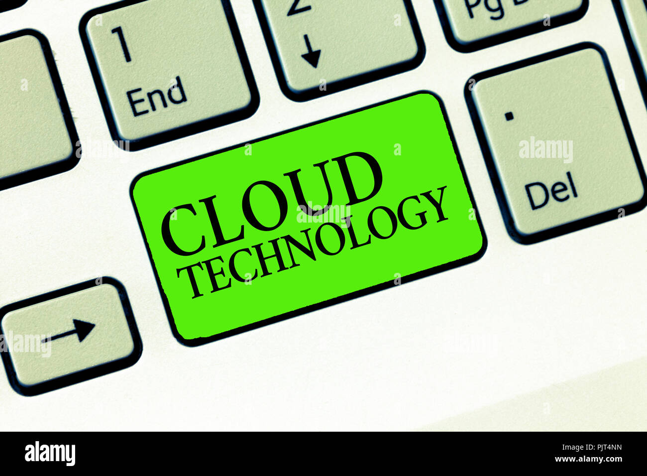 Handwriting Text Writing Cloud Technology Concept Meaning Storing And Accessing Data And