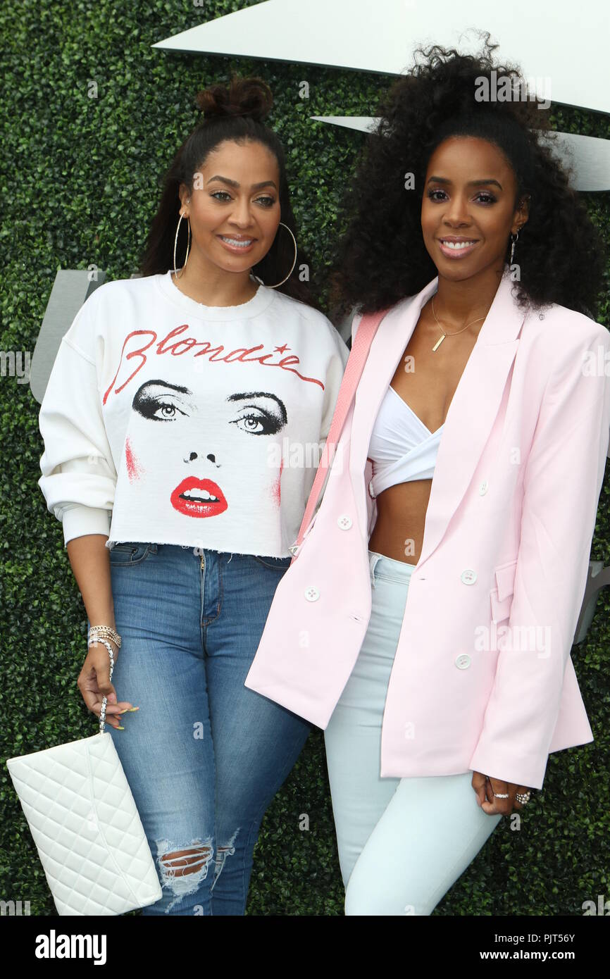 LaLa Anthony Kelly Rowland US Open Tennis 9-8-2018 Photo by John ...