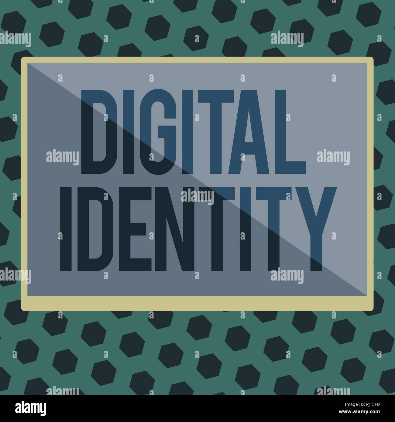 Word writing text Digital Identity. Business concept for information on ...