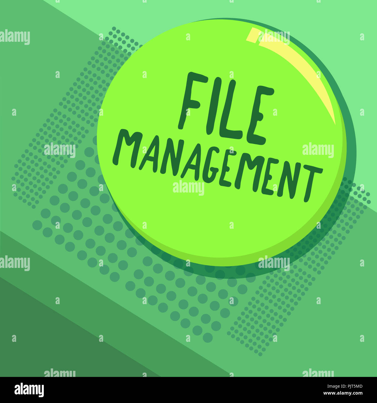 Writing note showing File Management. Business photo showcasing ...