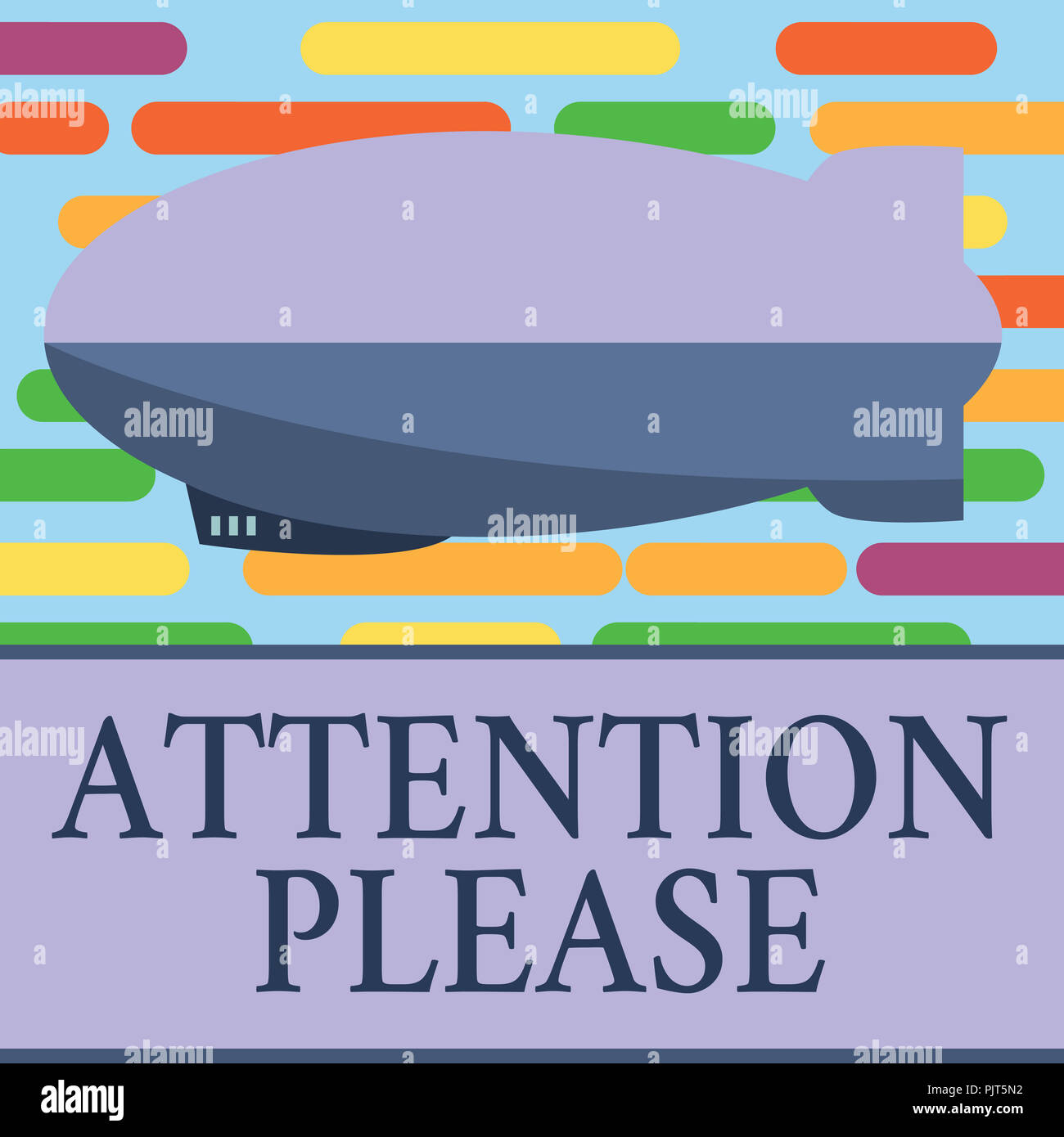 Text sign showing Attention Please. Conceptual photo asking people sop ... Text sign showing Attention Please. Conceptual photo asking people sop ...