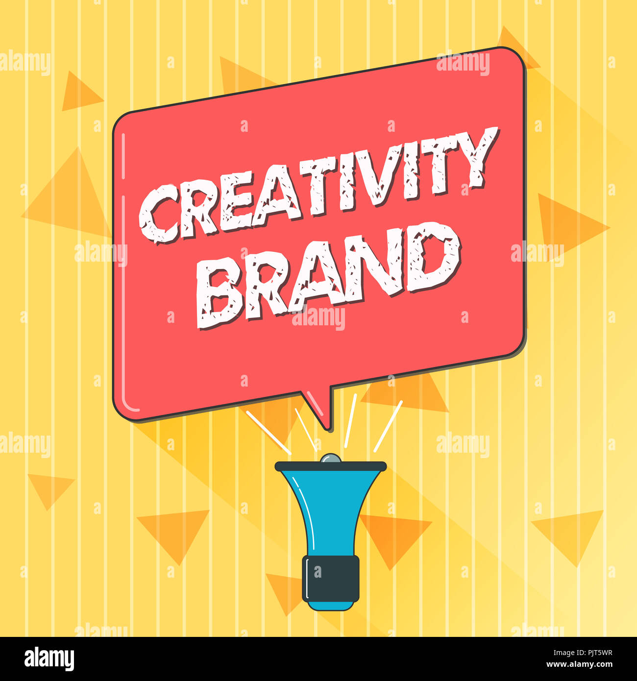 Handwriting text Creativity Brand. Concept meaning design name or ...