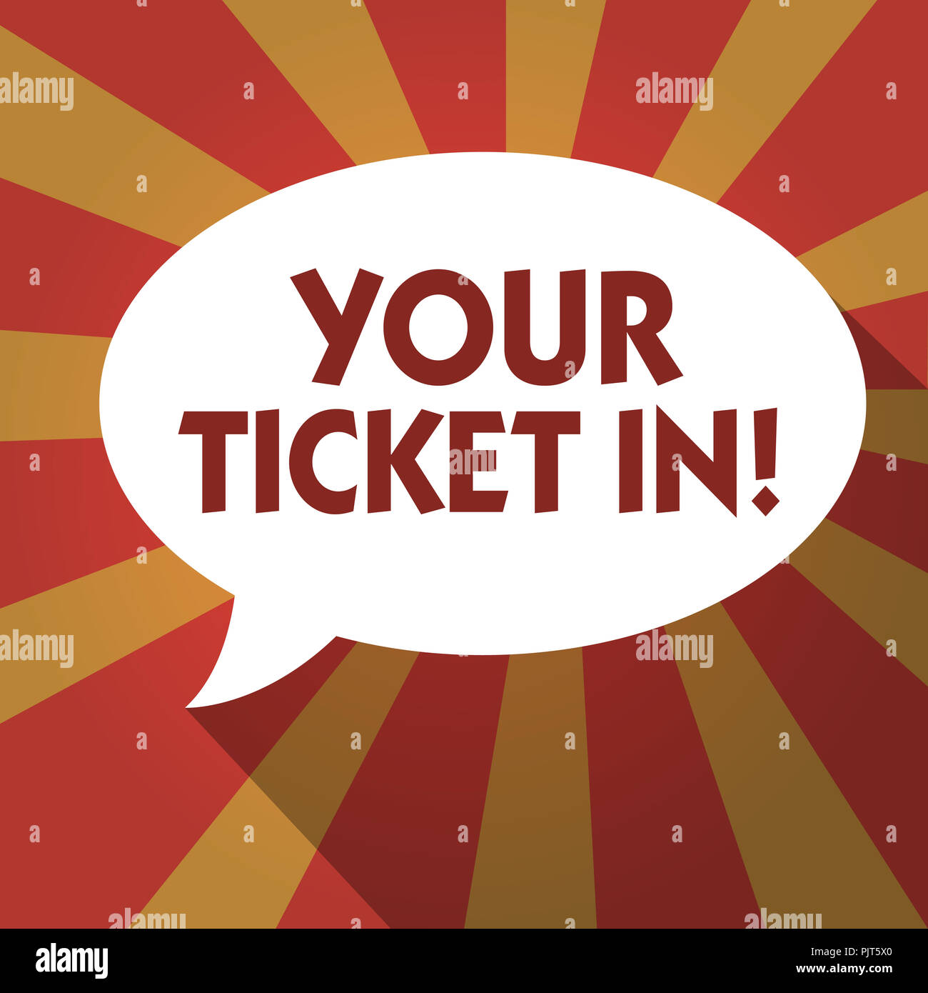 Conceptual hand writing showing Your Ticket In. Business photo text ...