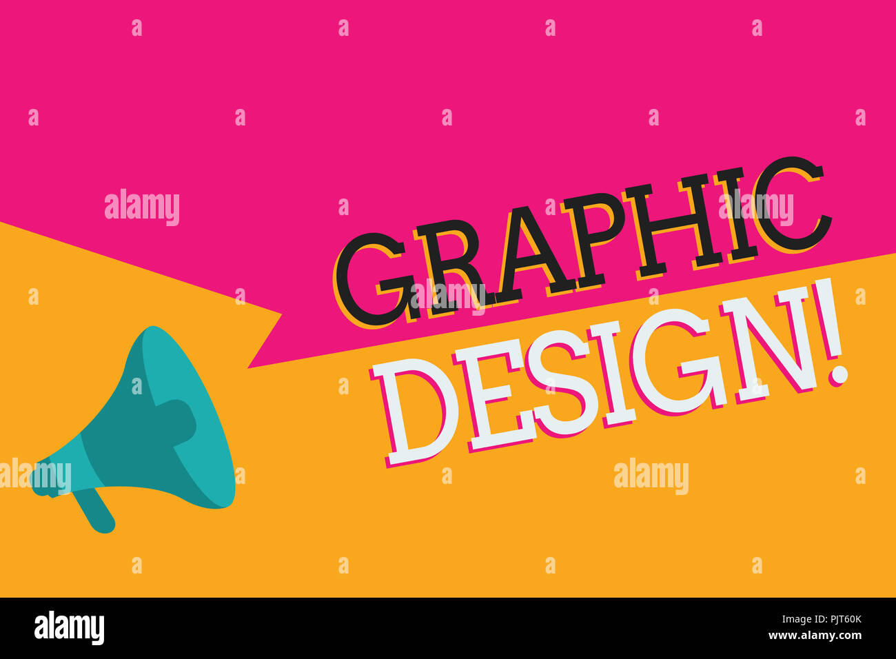 Text sign showing Graphic Design. Conceptual photo art or skill of ...