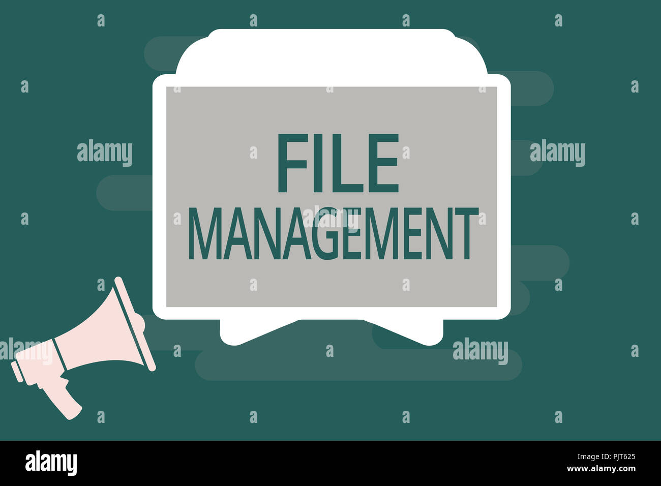Text sign showing File Management. Conceptual photo computer program ...